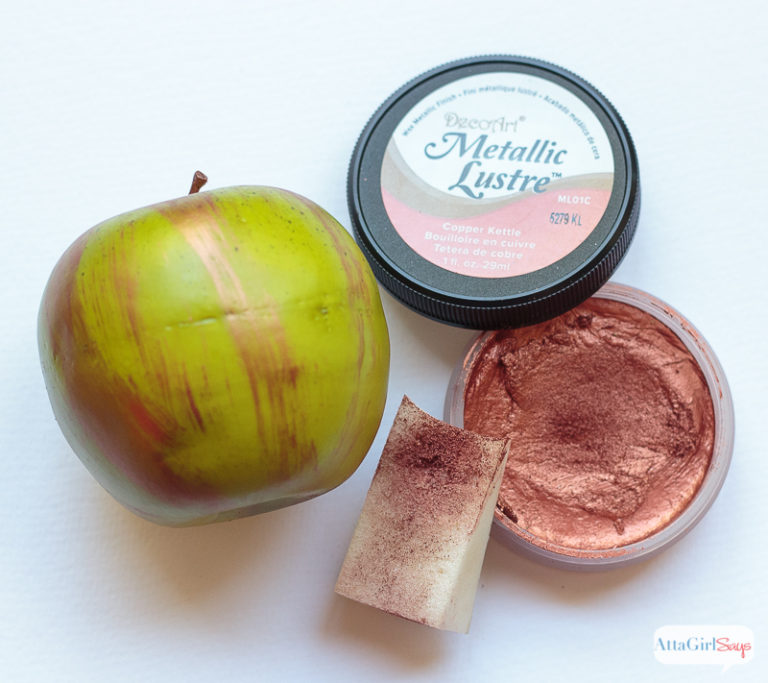 Metallic Apples Will Add Style & Sheen to Fall Tablescapes