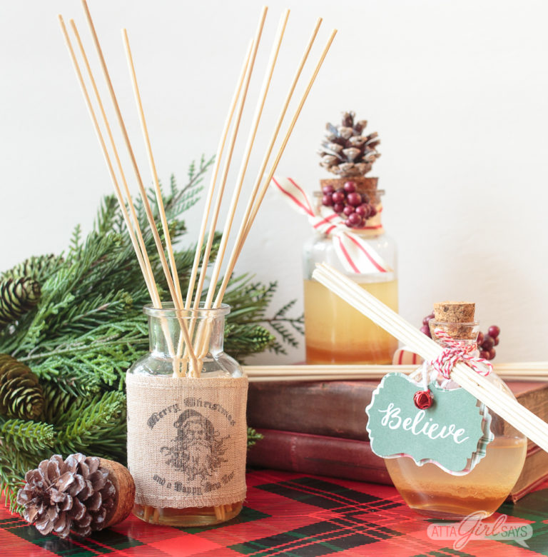 This DIY Christmas Reed Diffuser Will Make Your Home Smell Amazing