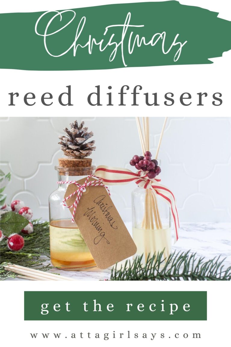 This DIY Christmas Reed Diffuser Will Make Your Home Smell Amazing