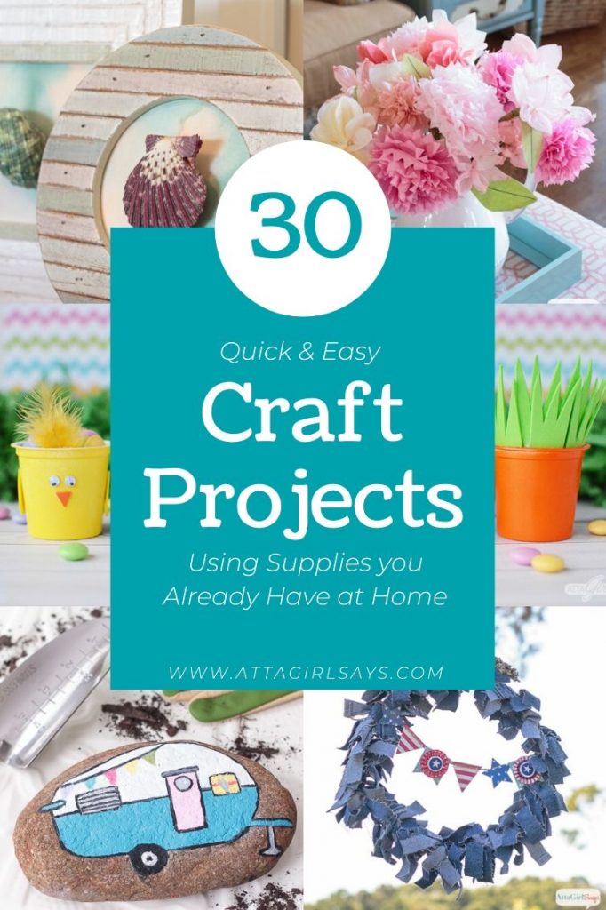 30 Boredom Buster Crafts Using Supplies You Have at Home