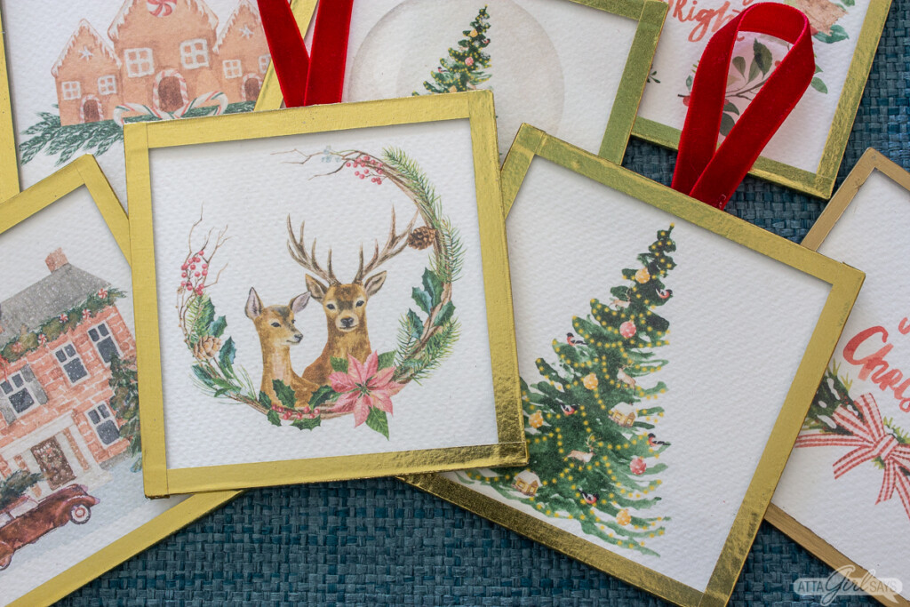 Christmas Watercolor Ornaments: No Artistic Skill Required!
