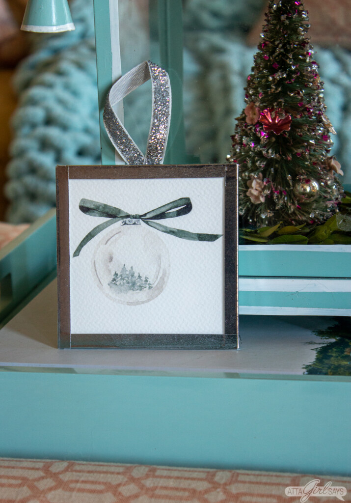 Christmas Watercolor Ornaments: No Artistic Skill Required!